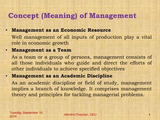 Principles of management (Introduction) | PPTX