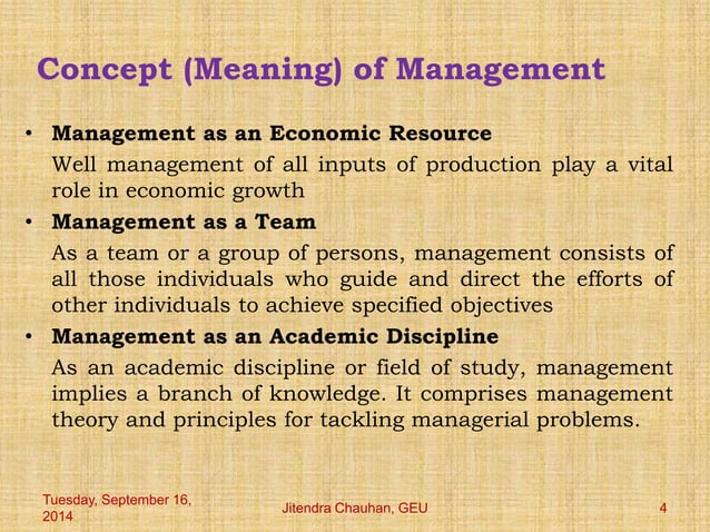 Principles of management (Introduction) | PPTX