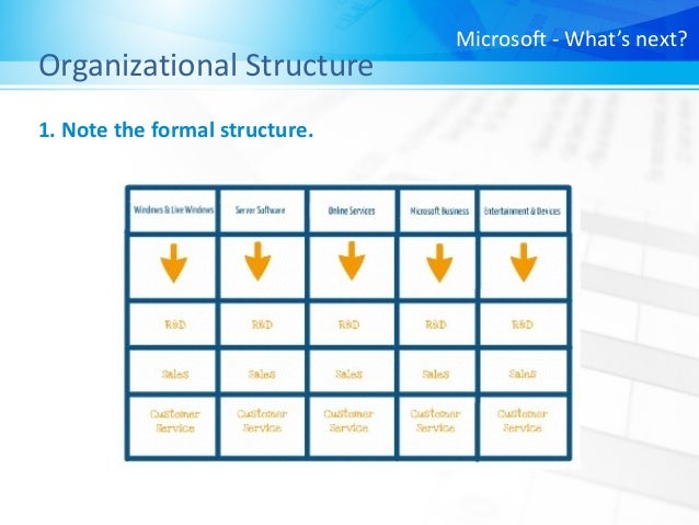 [Principles of Management] Microsoft - What's Next?