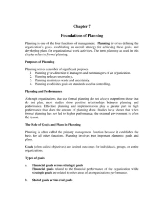 Principles of management_notes | PDF | Executive Leadership ...