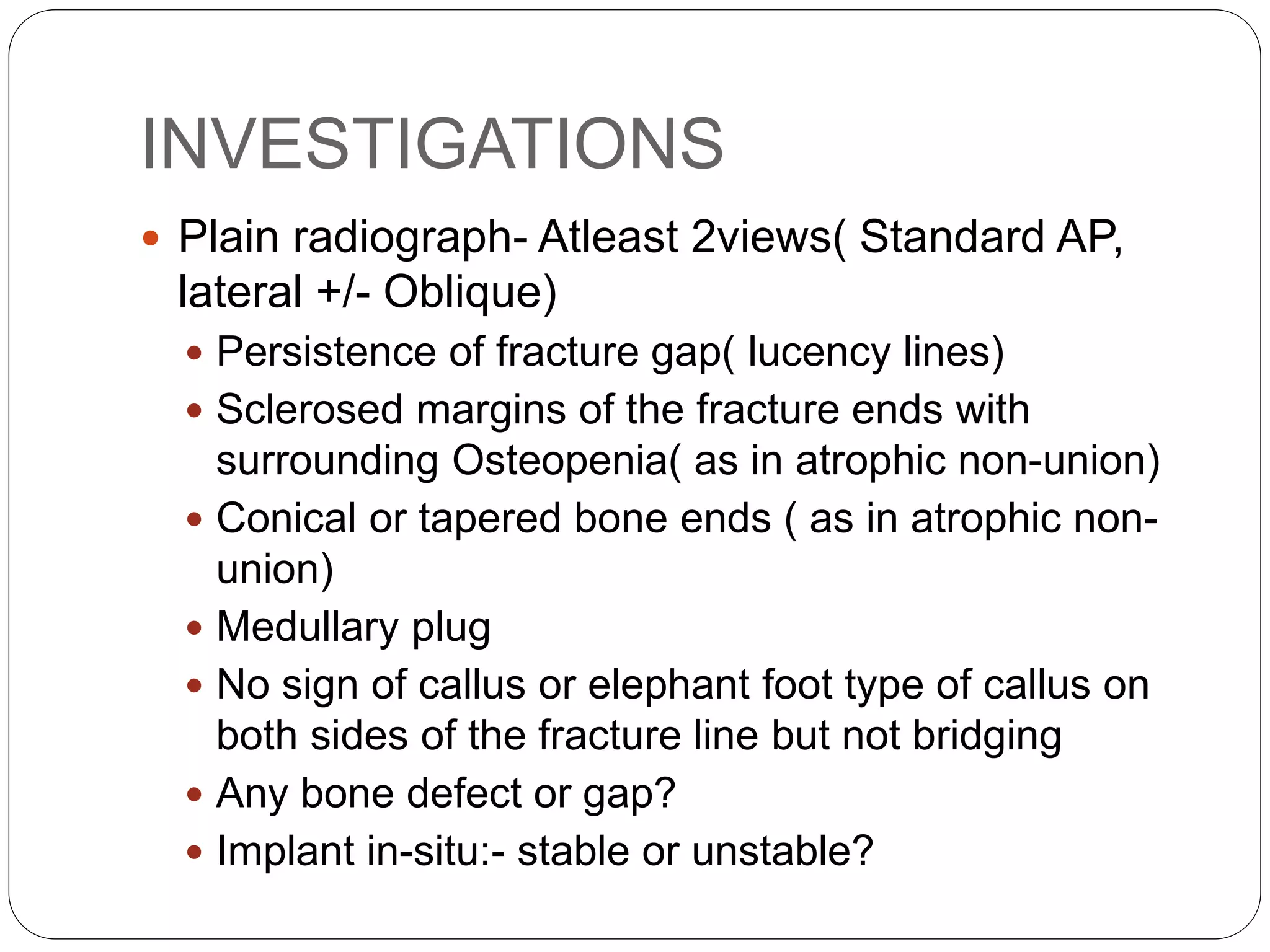 Principles of management of fracture non union | PPTX