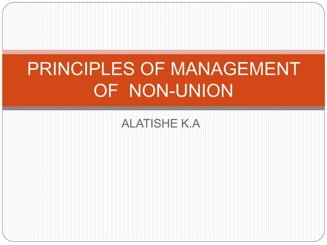 Principles of management of fracture non union | PPT | Free Download