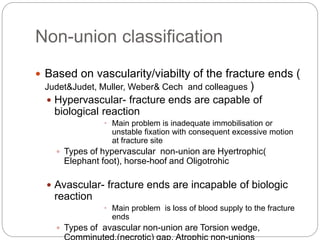 Principles of management of fracture non union | PPTX