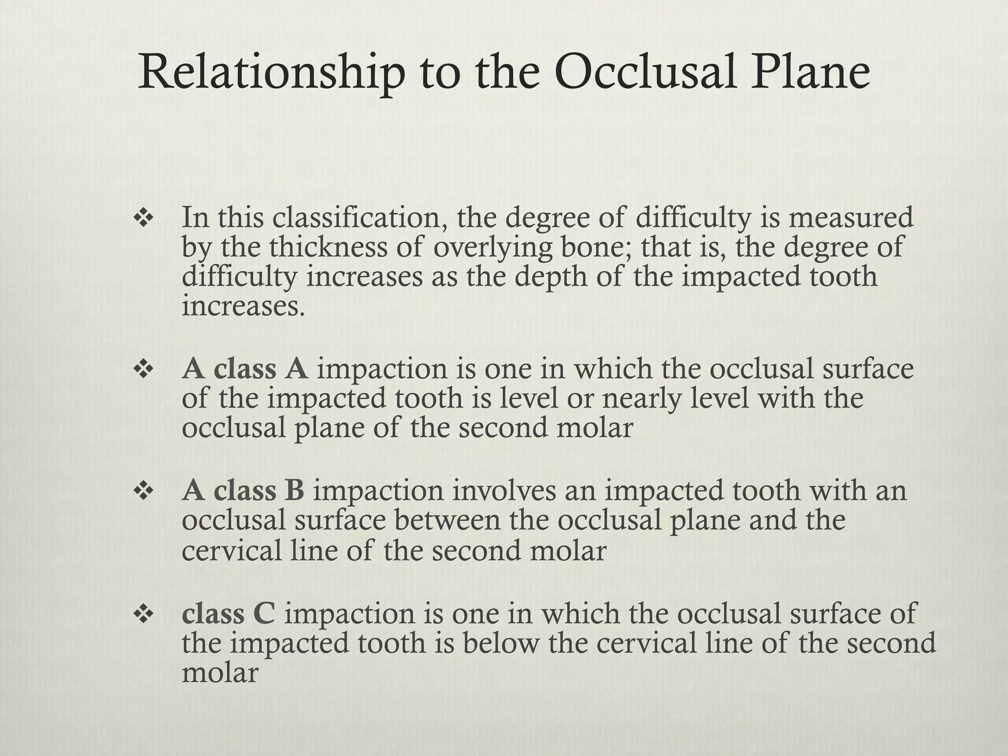 Principles of Management of Impacted Teeth Part I | PDF