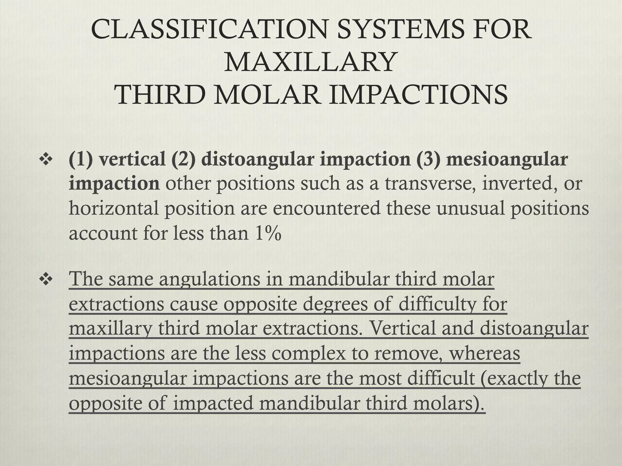 Principles of Management of Impacted Teeth Part I | PDF