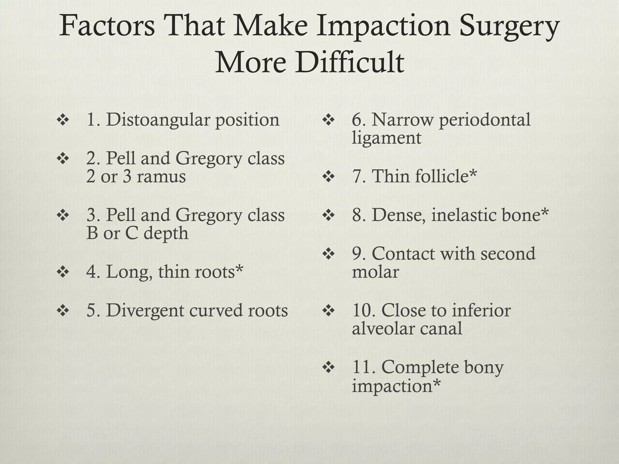 Principles of Management of Impacted Teeth Part I | PDF