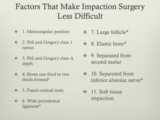 Principles of Management of Impacted Teeth Part I | PDF | Dental Health ...