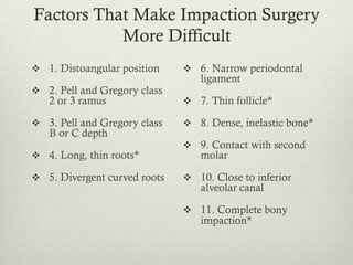 Principles of Management of Impacted Teeth Part I | PDF | Dental Health ...