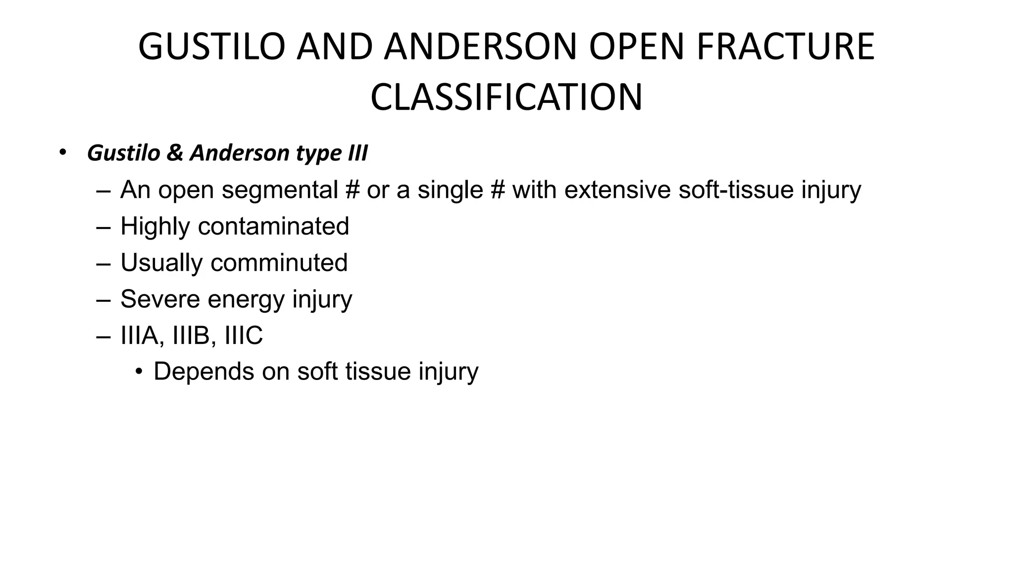 Principles of management of open fracture | PPTX | Death, Injury, or ...