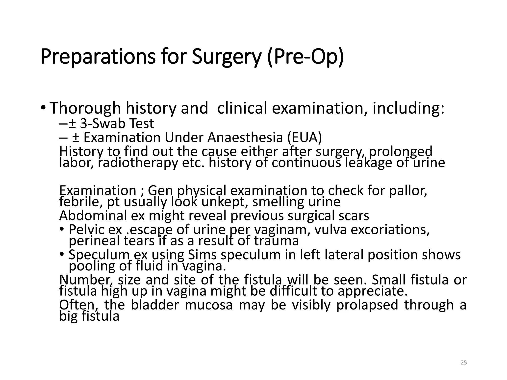 Principles of management of vvf | PPTX