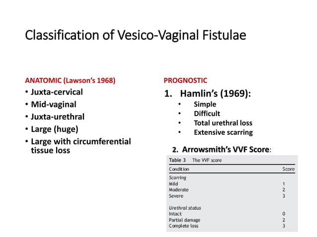 Principles of management of vvf | PPTX | Sexual Conditions | Sexual Health