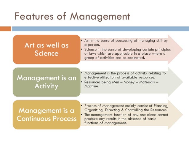 Features of Management | PPT | Business Administration | Business