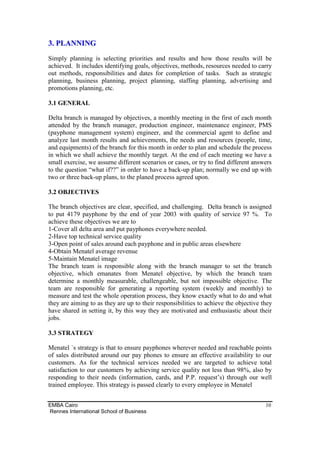 Principles of management report | PDF