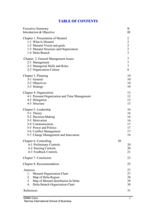 Principles of management report | PDF