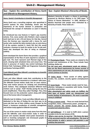 Principles of Management - Short Notes | PDF