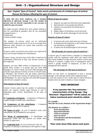 Principles of Management - Short Notes | PDF