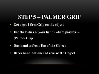 Principles of manual handling | PPTX