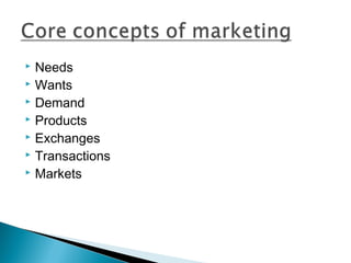 Principles of marketing | PPT