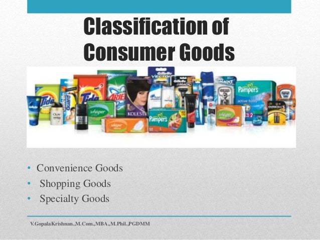 What Are Consumer Goods Definition And Examples