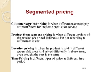 Principles of Marketing - Pricing Strategies- Ch-11 | PPTX