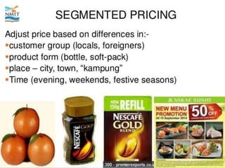 Segmented Pricing Strategies