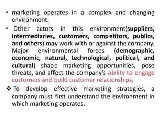 Principles of Marketing 17e Chapter 3 Analyzing the Marketing ...