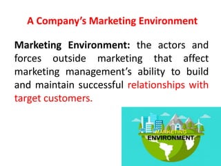 Principles of Marketing 17e Chapter 3 Analyzing the Marketing ...