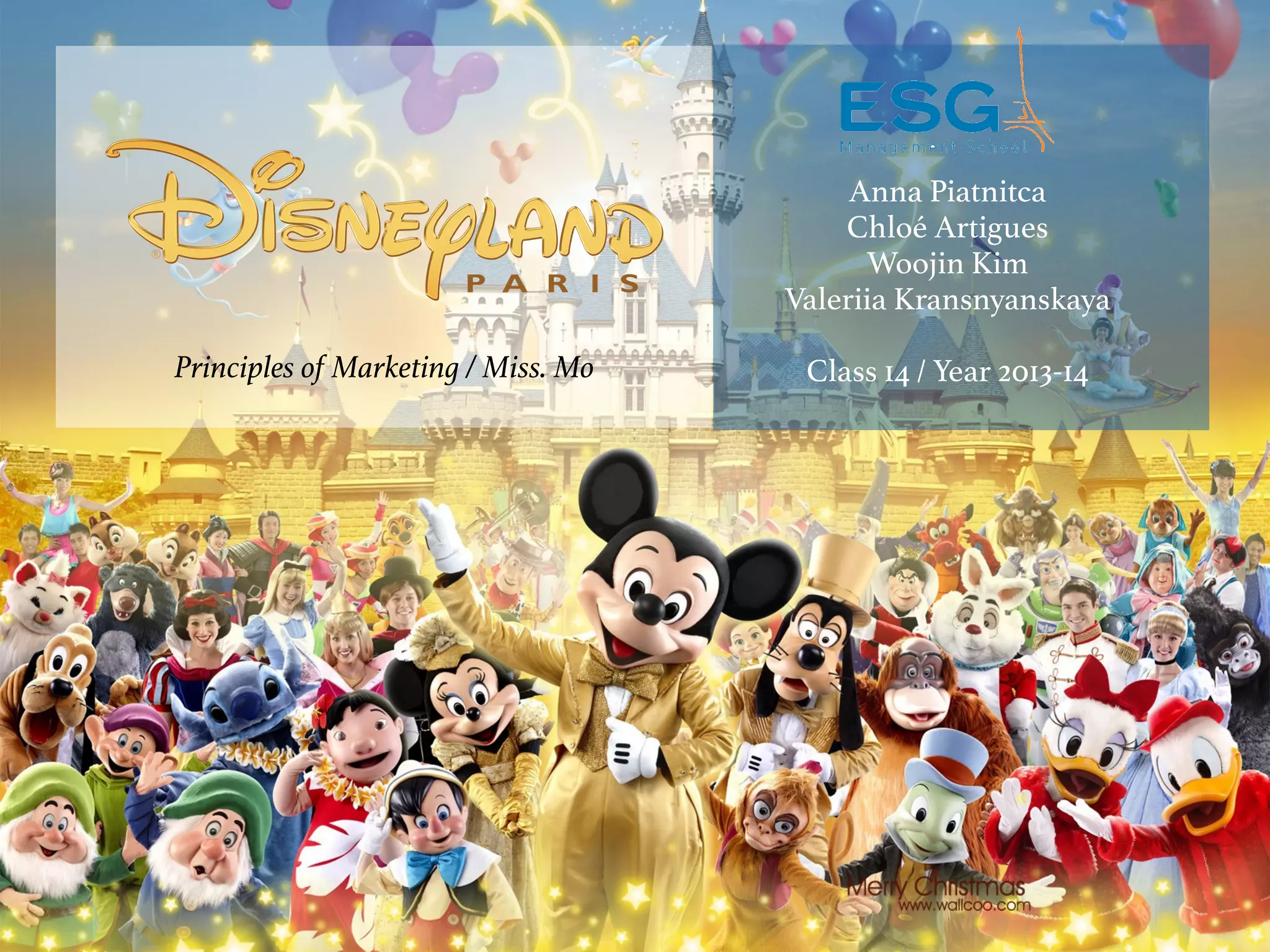 [Principles of Marketing] Disneyland Paris | PDF | Marketing and ...