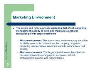 Principles of marketing k&a chapter 3 moghimi | PDF