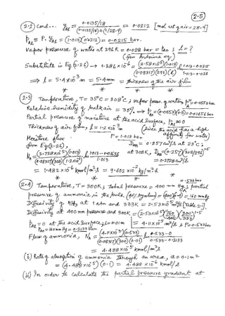 Principles of Mass Transfer and Separation Processes - Solutions for ...