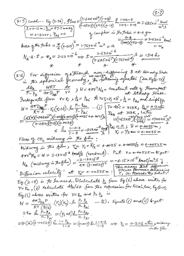 Principles of Mass Transfer and Separation Processes - Solutions for Problems by Binay Dutta.pdf