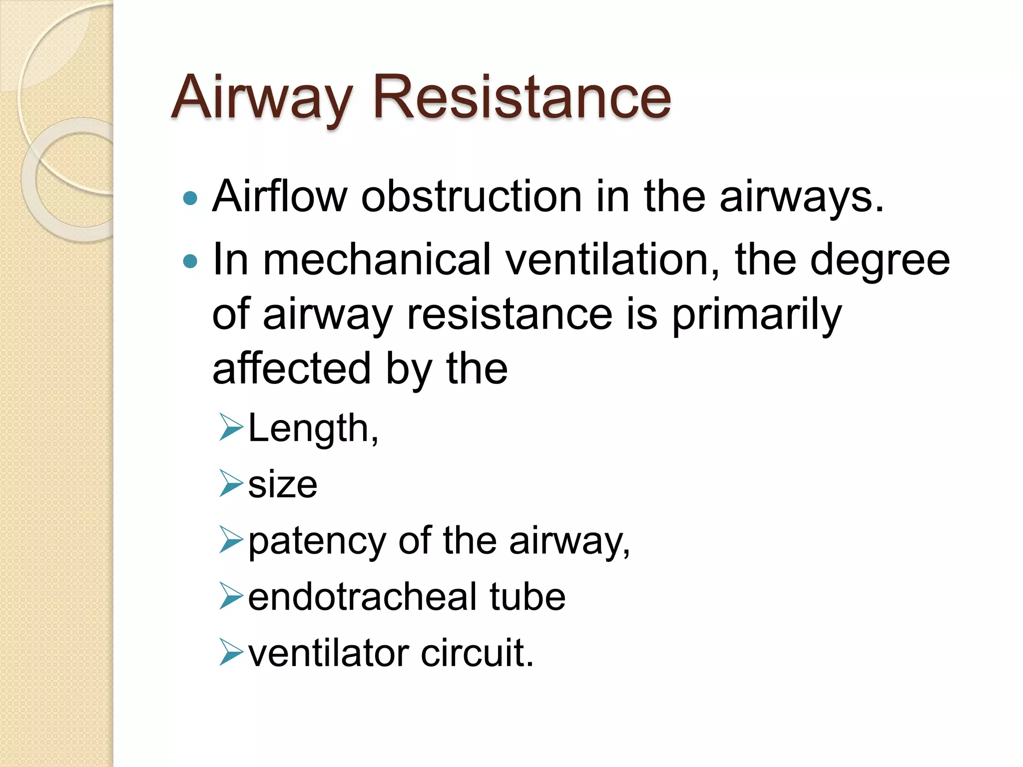 Principles of mechanical ventilation part 1 | PPTX