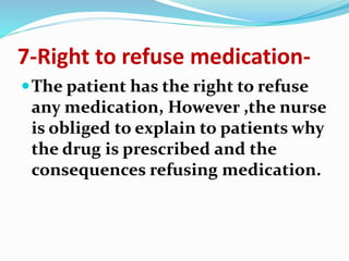 Principles of medication administration(nursing foundation) | PPTX