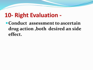 Principles of medication administration(nursing foundation) | PPTX