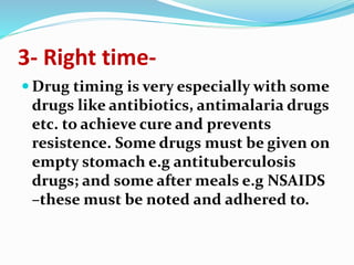 Principles of medication administration(nursing foundation) | PPTX