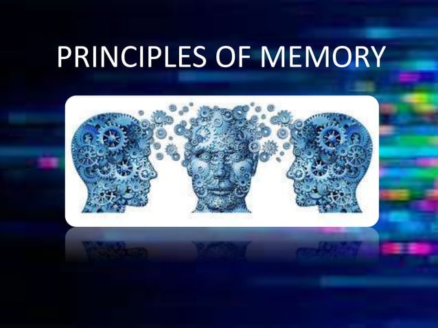Principles of memory | PPT