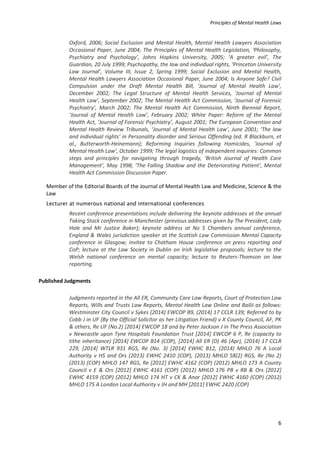 Principles of Mental Health Laws (rev) | PDF