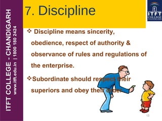 ITFT- Principles of Management | PPT