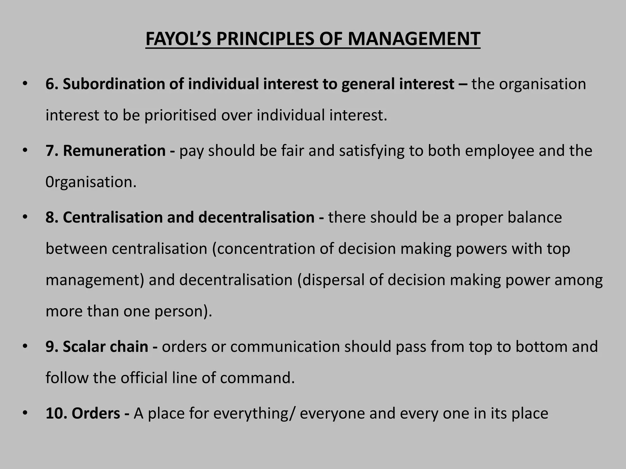 Principles of Management | PPT