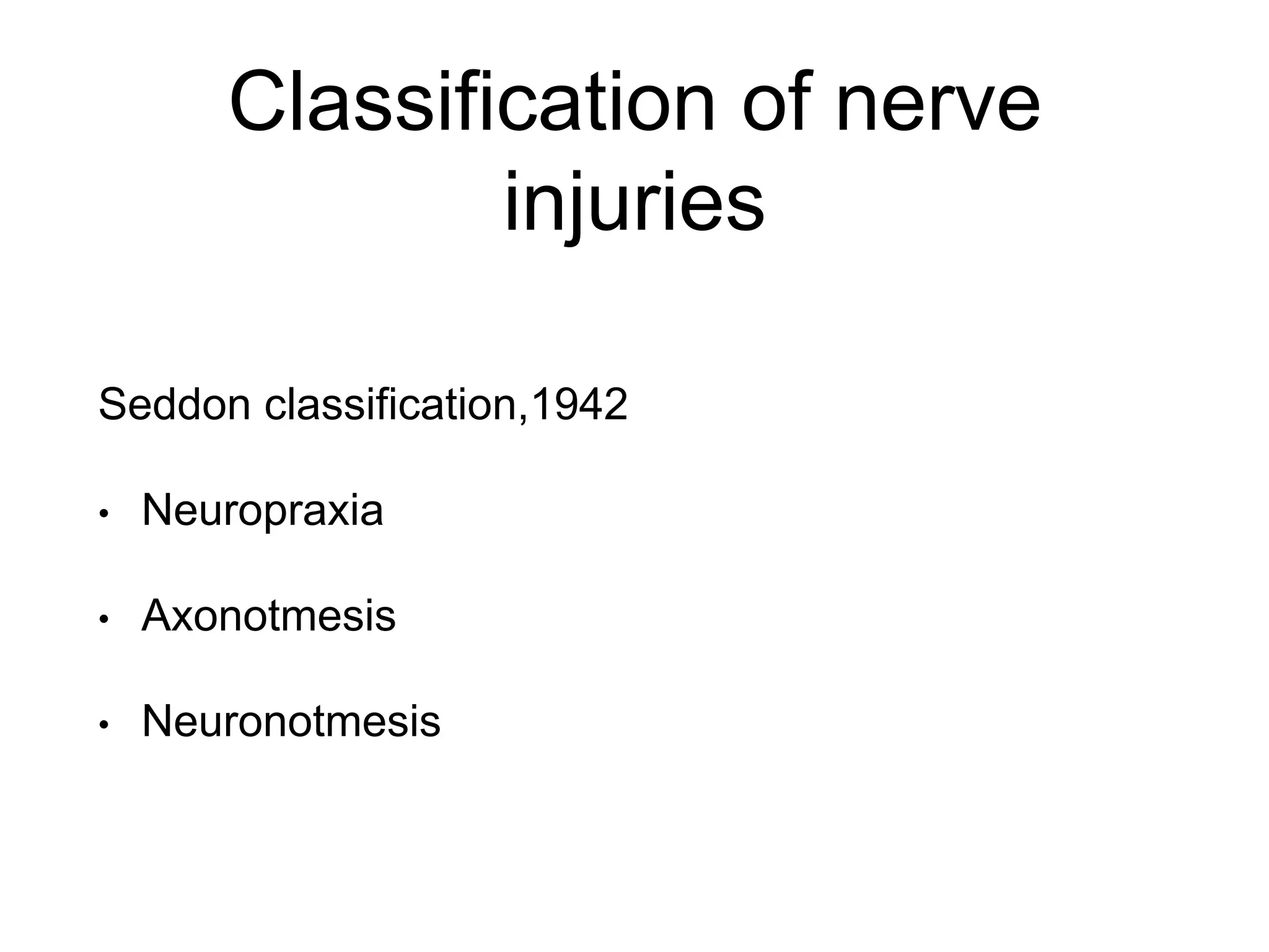 Peripheral Nerve Injury: Radial Nerve Palsy | PPTX