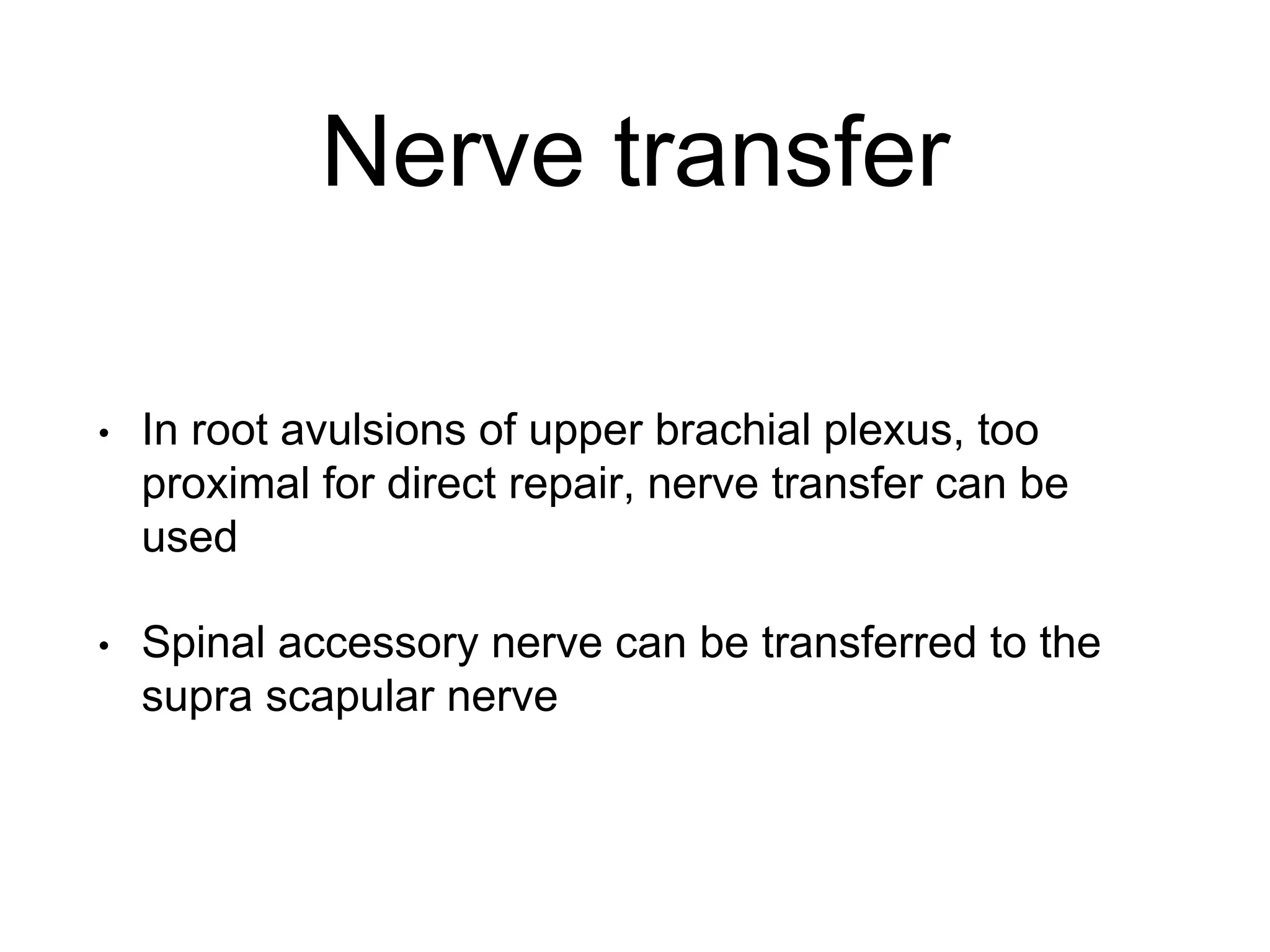 Peripheral Nerve Injury: Radial Nerve Palsy | PPTX