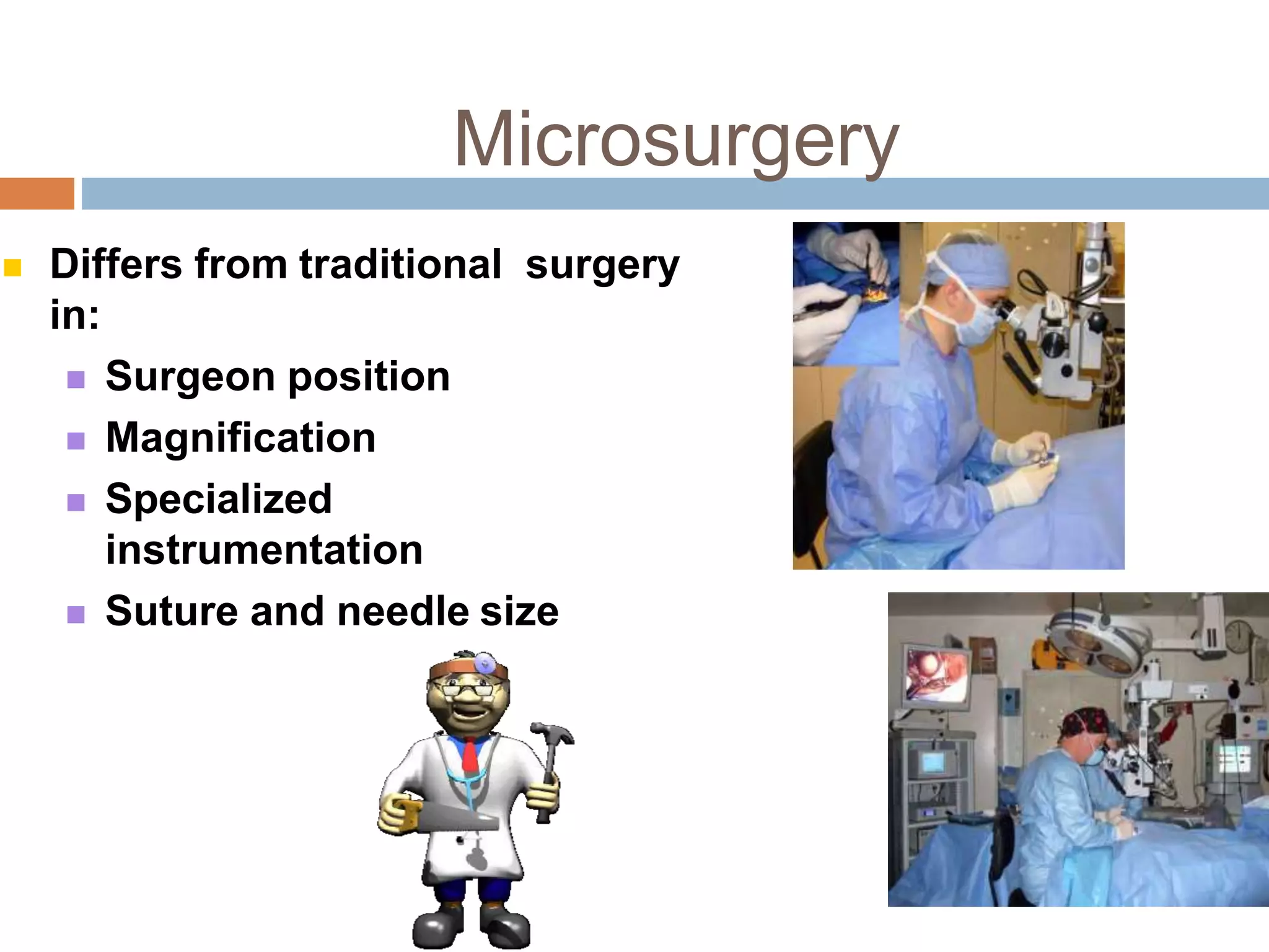 Principles of Microsurgery | PPTX