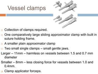 Principles of Microsurgery | PPTX