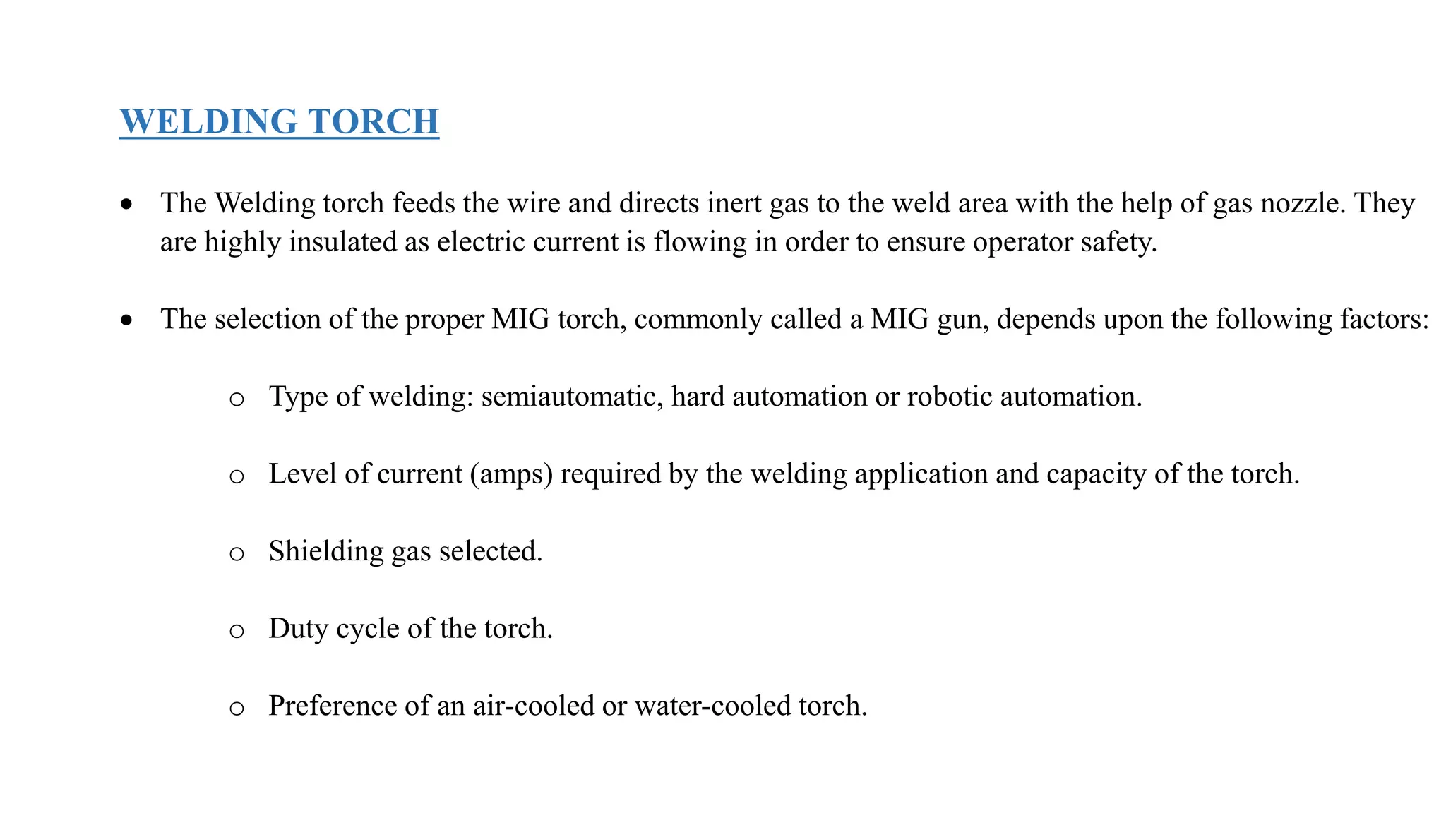 Principles of mig welding technology ppt | PPTX