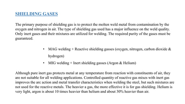 Principles of mig welding technology ppt | PPTX