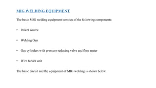 Principles of mig welding technology ppt | PPTX