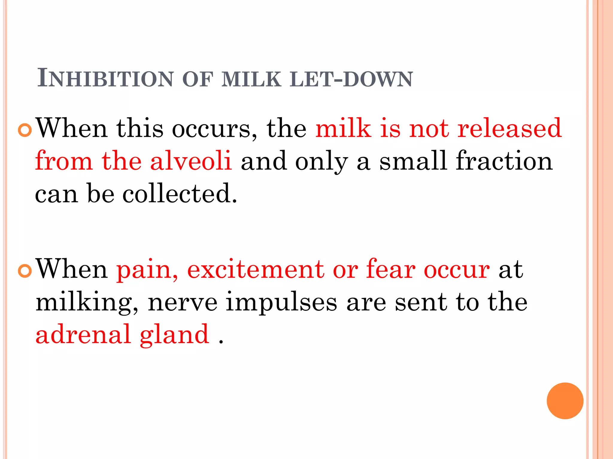 Principles of milking | PDF