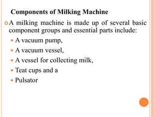 Principles of milking | PDF