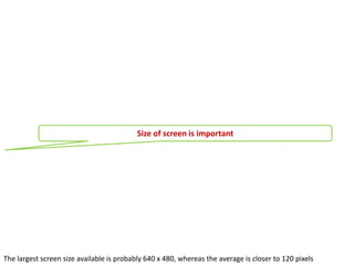 Principles of mobile web design | PDF