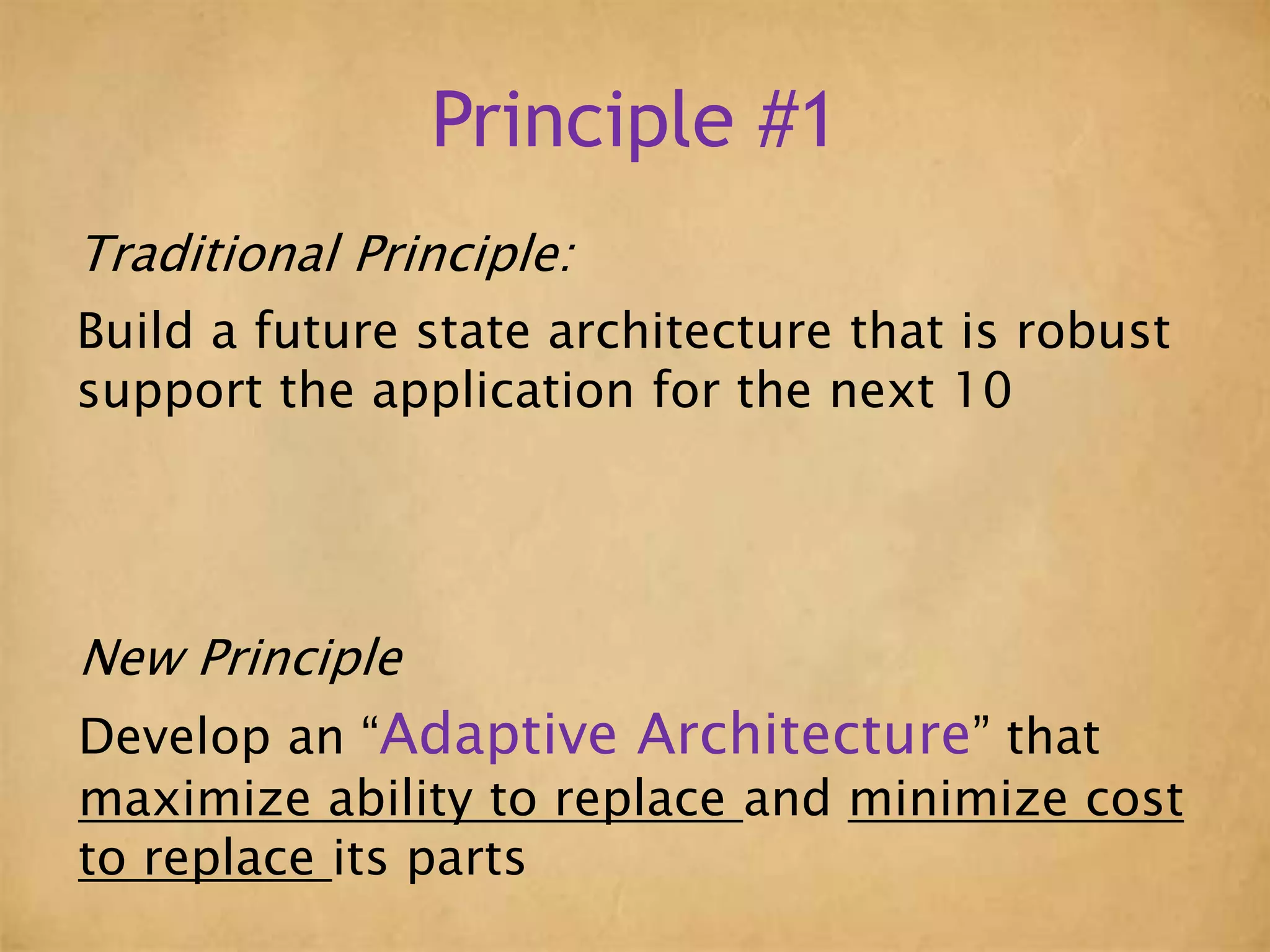 Principles of Modern Application Architecture | PPTX | Technology ...